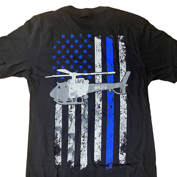 Air Support Division Thin Blue Line T-Shirt – Los Angeles Police ...