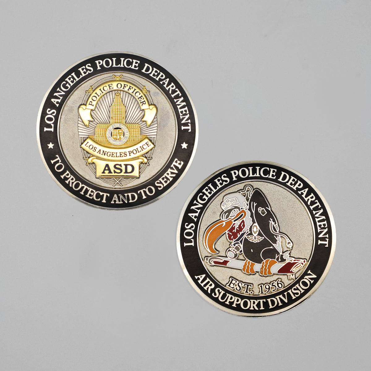 Air Support Division Buzzard Challenge Coin – Los Angeles Police ...