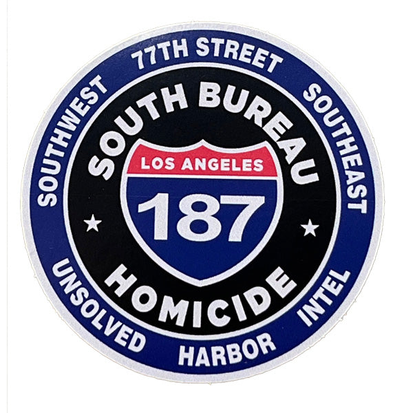South Bureau Homicide Sticker – Los Angeles Police Foundation - Store