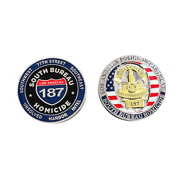 South Bureau Homicide Challenge Coin – Los Angeles Police Foundation ...