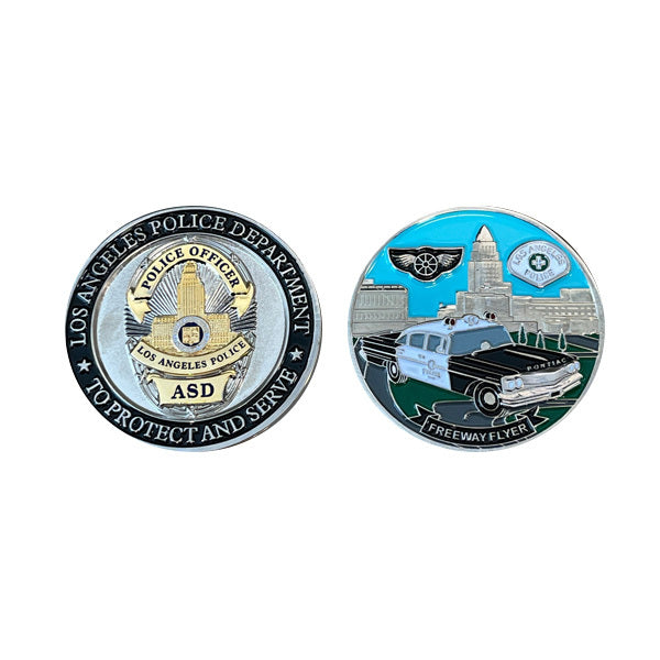 Air Support Division Freeway Flyer Challenge Coin – Los Angeles Police ...