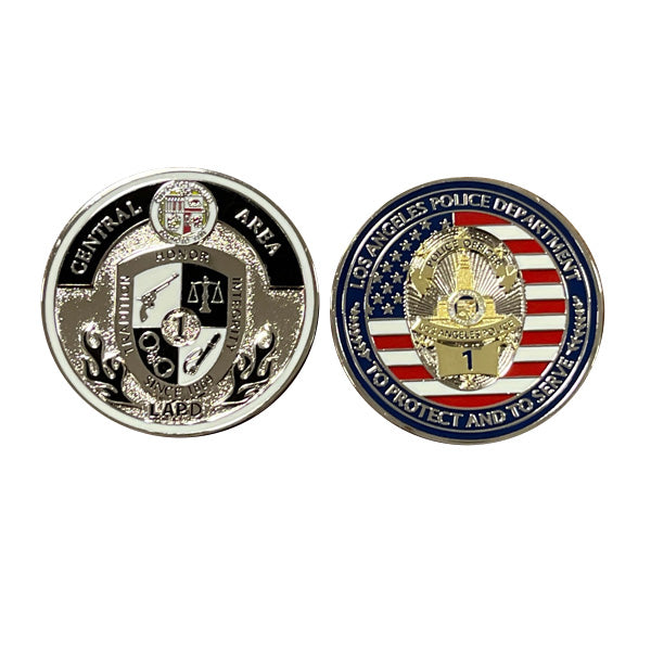 Central Division Challenge Coin – Los Angeles Police Foundation - Store