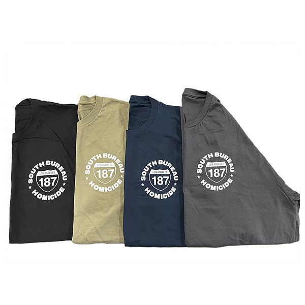 South Bureau Homicide T-shirt - Screen Print – Los Angeles Police ...